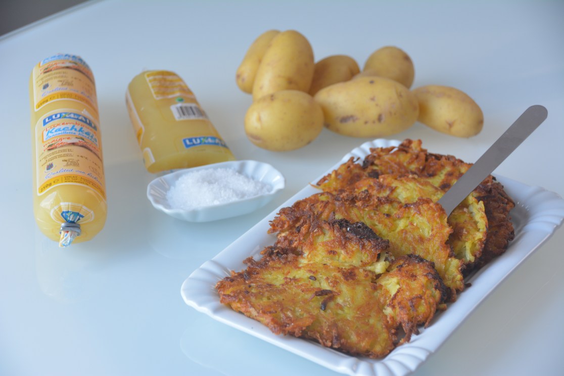 Gromperekichelcher mat Kachkéis